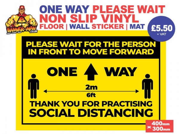 Covid Floor & Wall Signs | Your Local Banner Printing Hero!