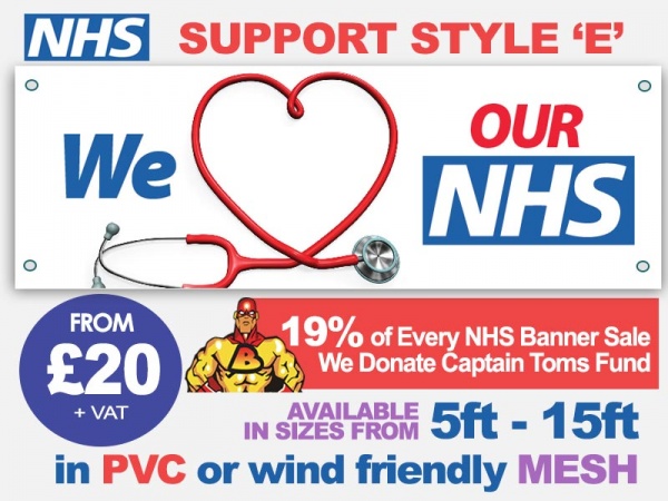 NHS Support Banners | Your Local Banner Printing Hero!