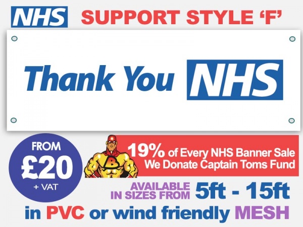 NHS Support Banners | Your Local Banner Printing Hero!